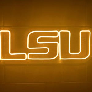 Louisiana State University LSU LED Neon Sign - 23" W X 8.4" H ...