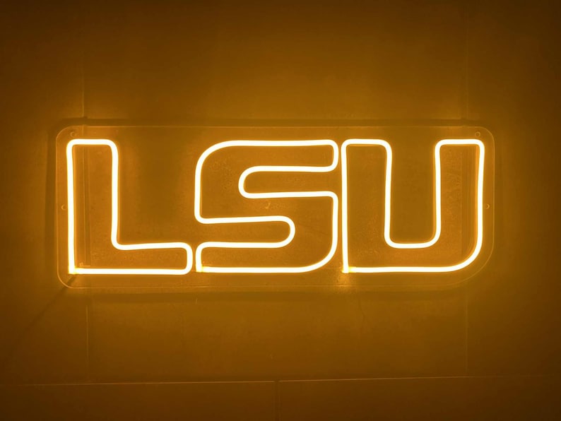 Louisiana State University LSU LED Neon Sign - 23" W X 8.4" H ...