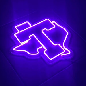 Tarleton State University Texans T LED Neon Sign - 17" W X 16.8" H ...