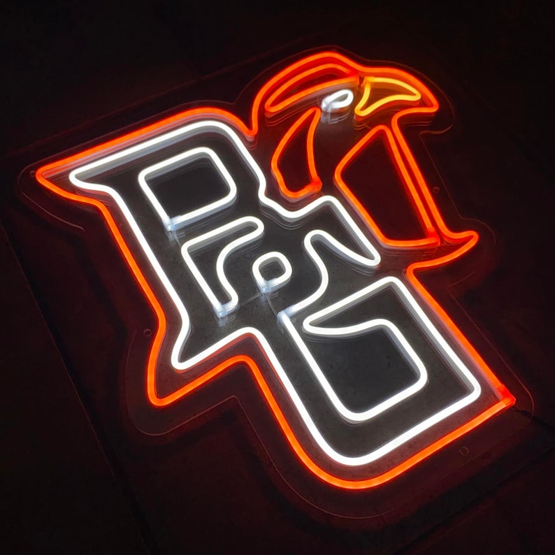 Bowling Green State University Peekaboo LED Neon Sign - 17.5" W X 18" H ...