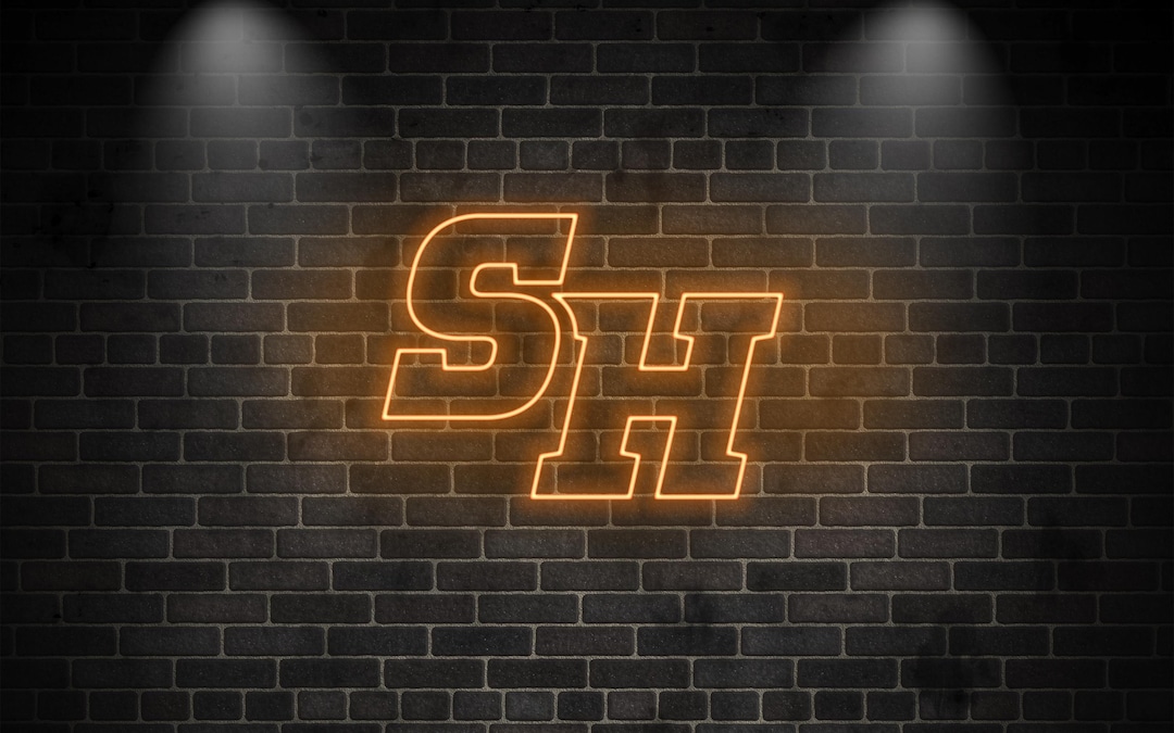 Sam Houston State University Institutional Mark LED Neon Sign - 23.5" W ...