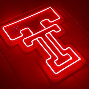 Texas Tech University LED Neon Sign - 15.5" W X 18.2" H - Officially ...