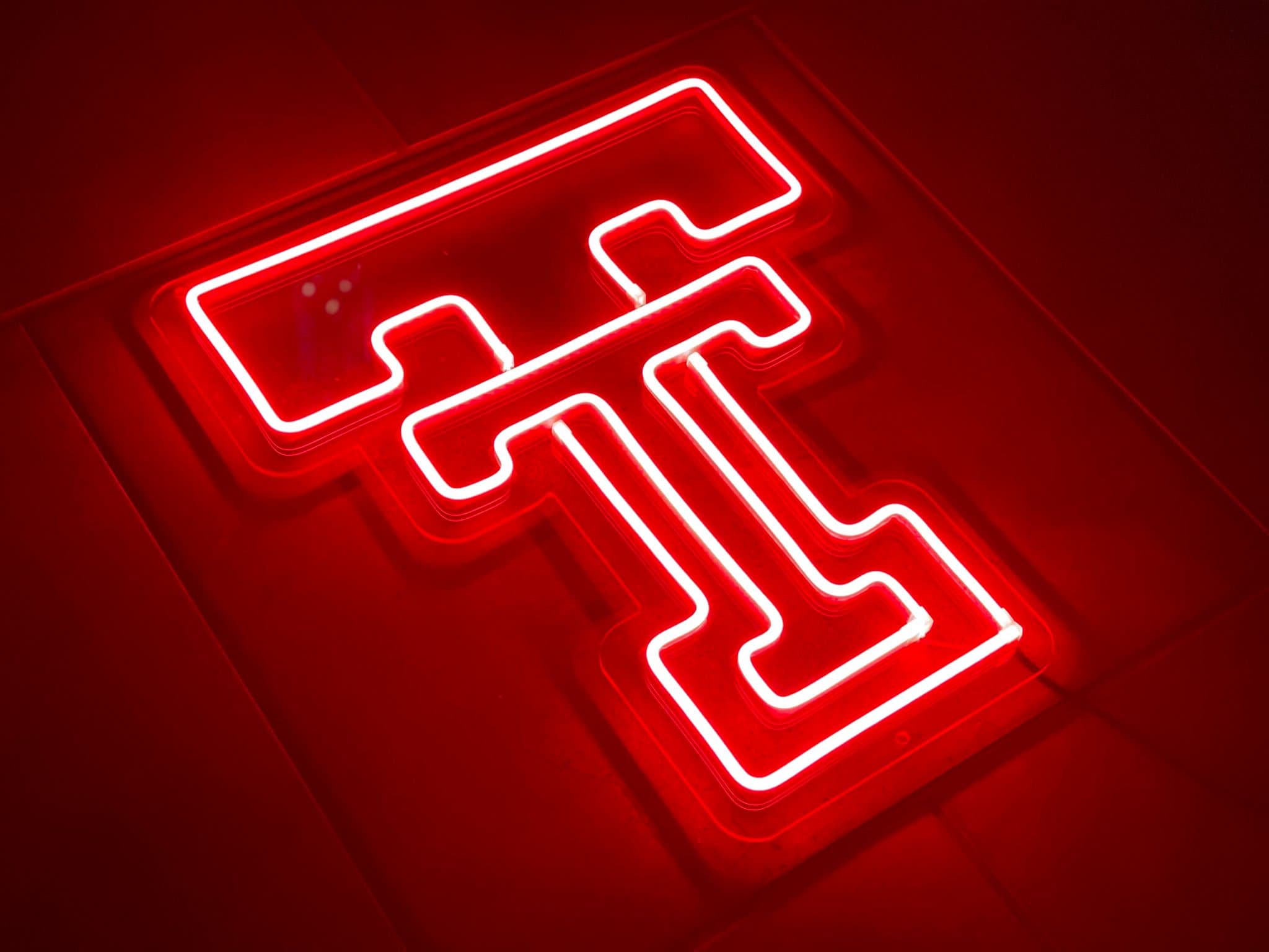 Texas Tech University LED Neon Sign - 15.5" W X 18.2" H - Officially ...