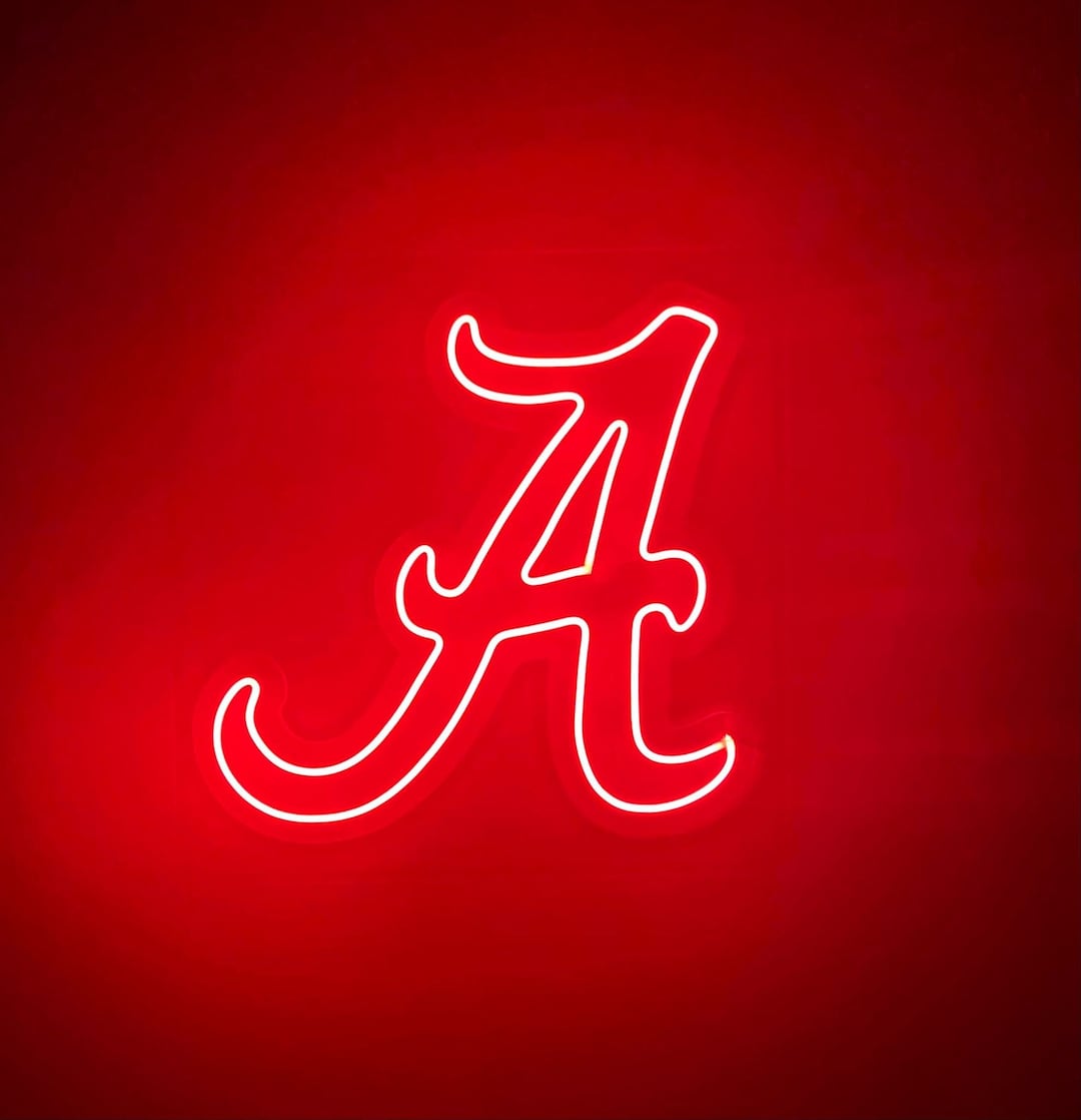 University of Alabama LED Neon Sign - 18.4" W X 17.75" H - Officially ...