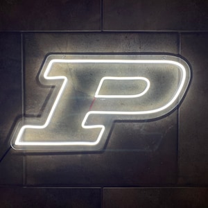 Purdue University Boilermakers Motion P LED Neon Sign 23 W X 12.2 H ...