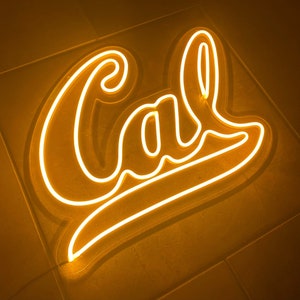 University of California, Berkeley Cal Script LED Neon Sign - 19" W X ...