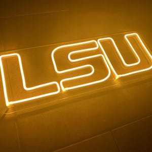 Louisiana State University LSU LED Neon Sign - 23" W X 8.4" H ...