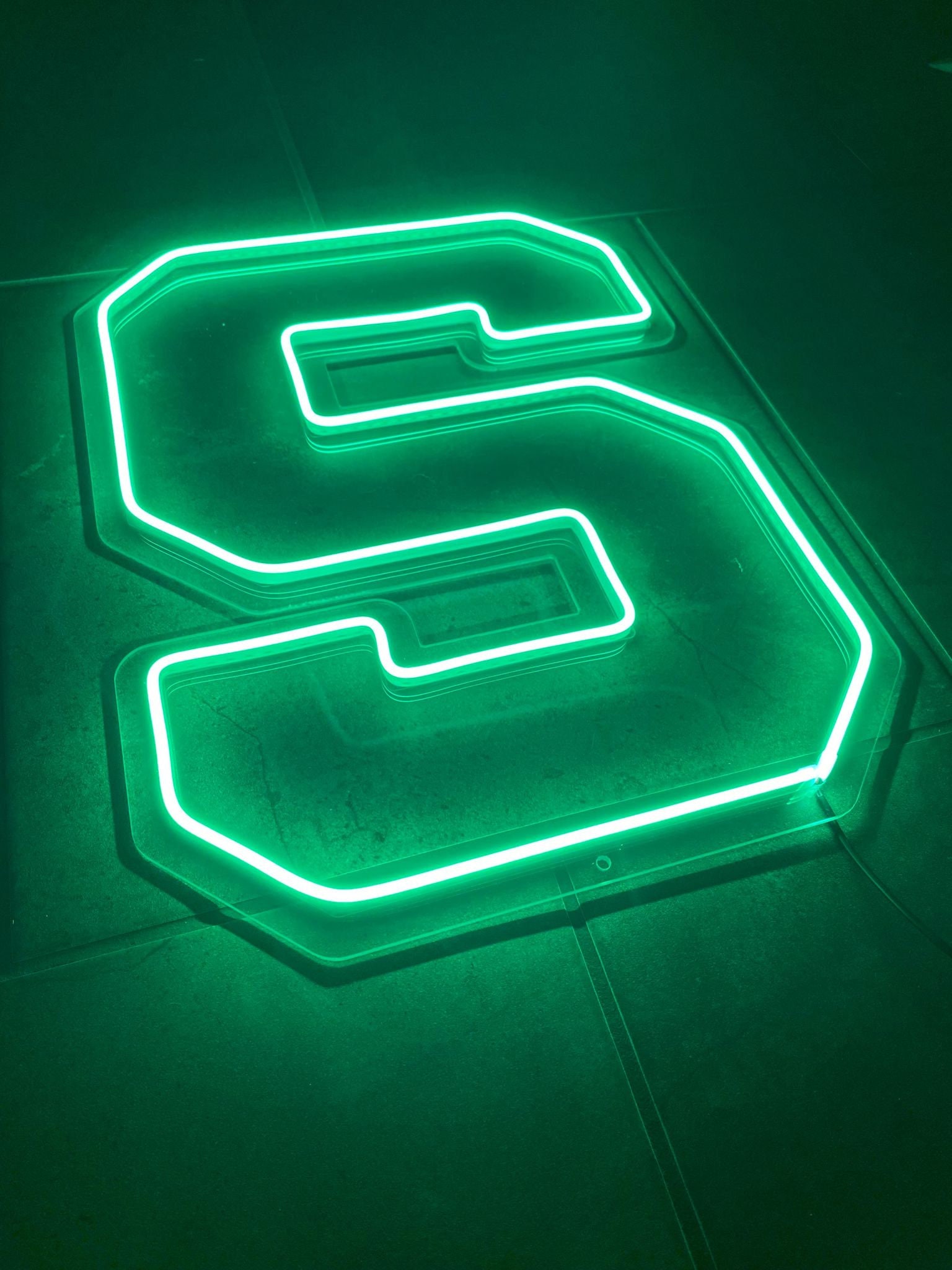 Michigan State University MSU Spartan S Logo LED Neon Sign - 16.5" W X ...