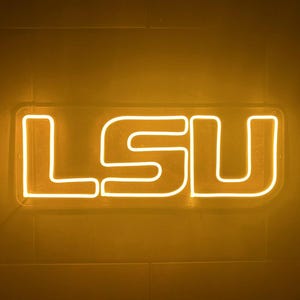 Louisiana State University LSU LED Neon Sign - 23" W X 8.4" H ...