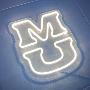 University of Missouri Stacked MU LED Neon Sign Officially - Etsy