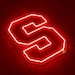 Syracuse University S Logo LED Neon Sign - 17.2" W X 23" H - Officially ...
