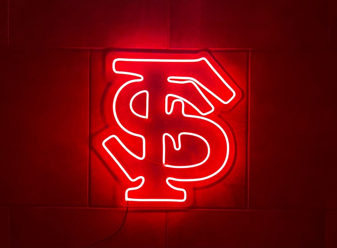Florida State University Seminoles Baseball Softball LED Neon Sign - 18 ...
