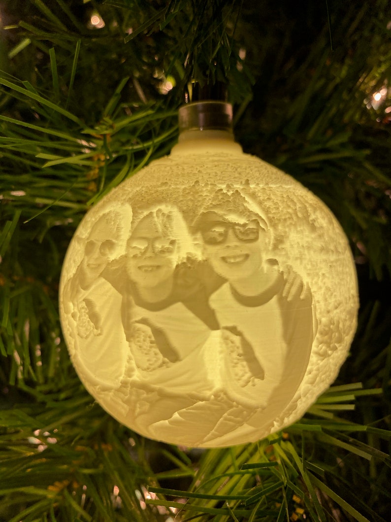 Custom 3D Printed Personalized Christmas Warm White LED | Etsy