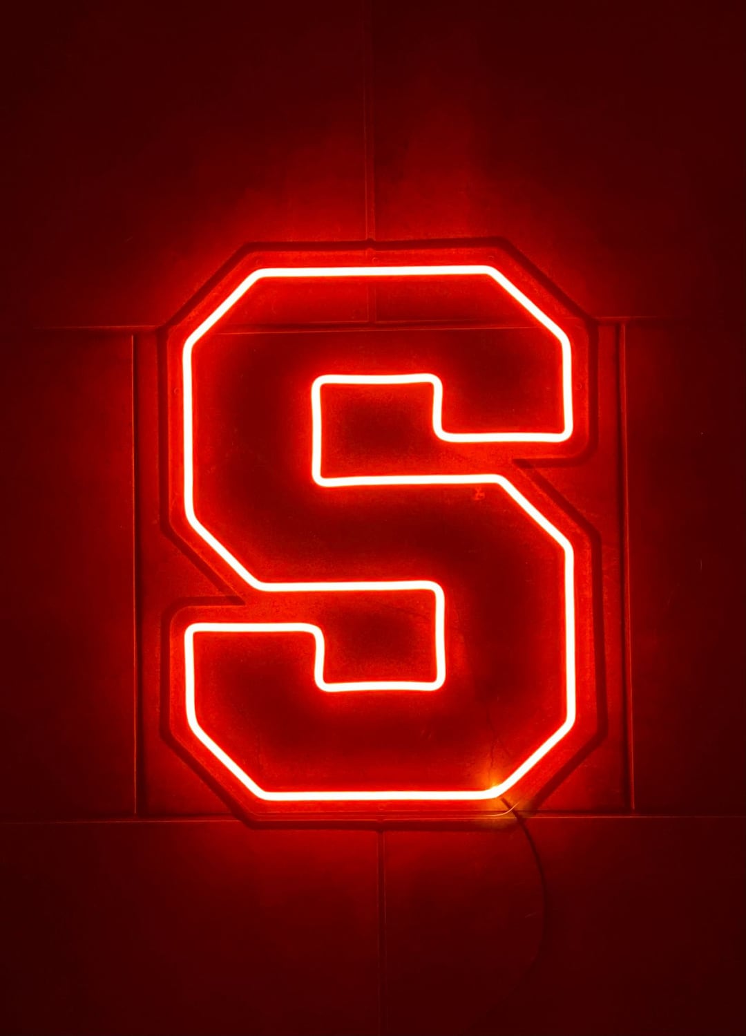 Syracuse University S Logo LED Neon Sign - 17.2" W X 23" H - Officially ...
