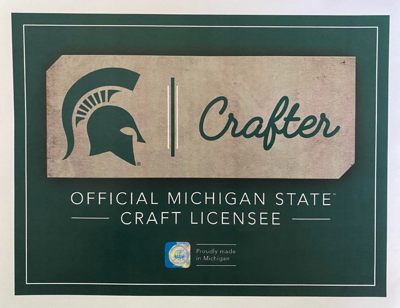 Michigan State University MSU Spartan Sparty Helmet LED Neon - Etsy