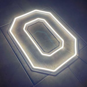Ohio State University Buckeyes Block Letter O LED Neon Sign - 16" W X ...