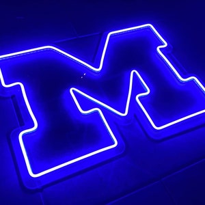 University of Michigan Wolverines LED Neon Sign 22 W X 16.4 H ...