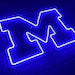 University of Michigan Wolverines LED Neon Sign 22 W X 16.4 H ...