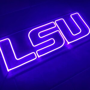 Louisiana State University LSU LED Neon Sign - 23" W X 8.4" H ...