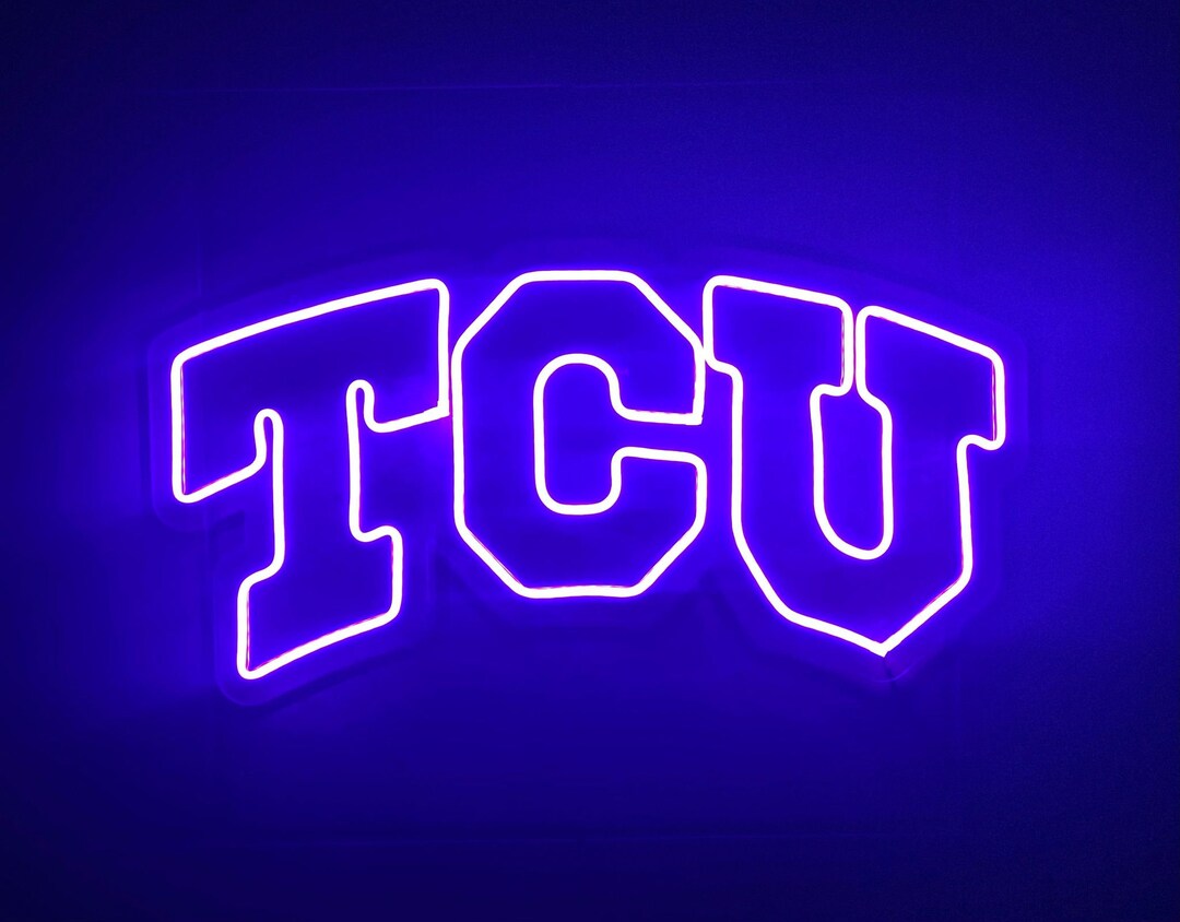 Texas Christian University TCU LED Neon Sign - 23.5" W X 12.3" H ...