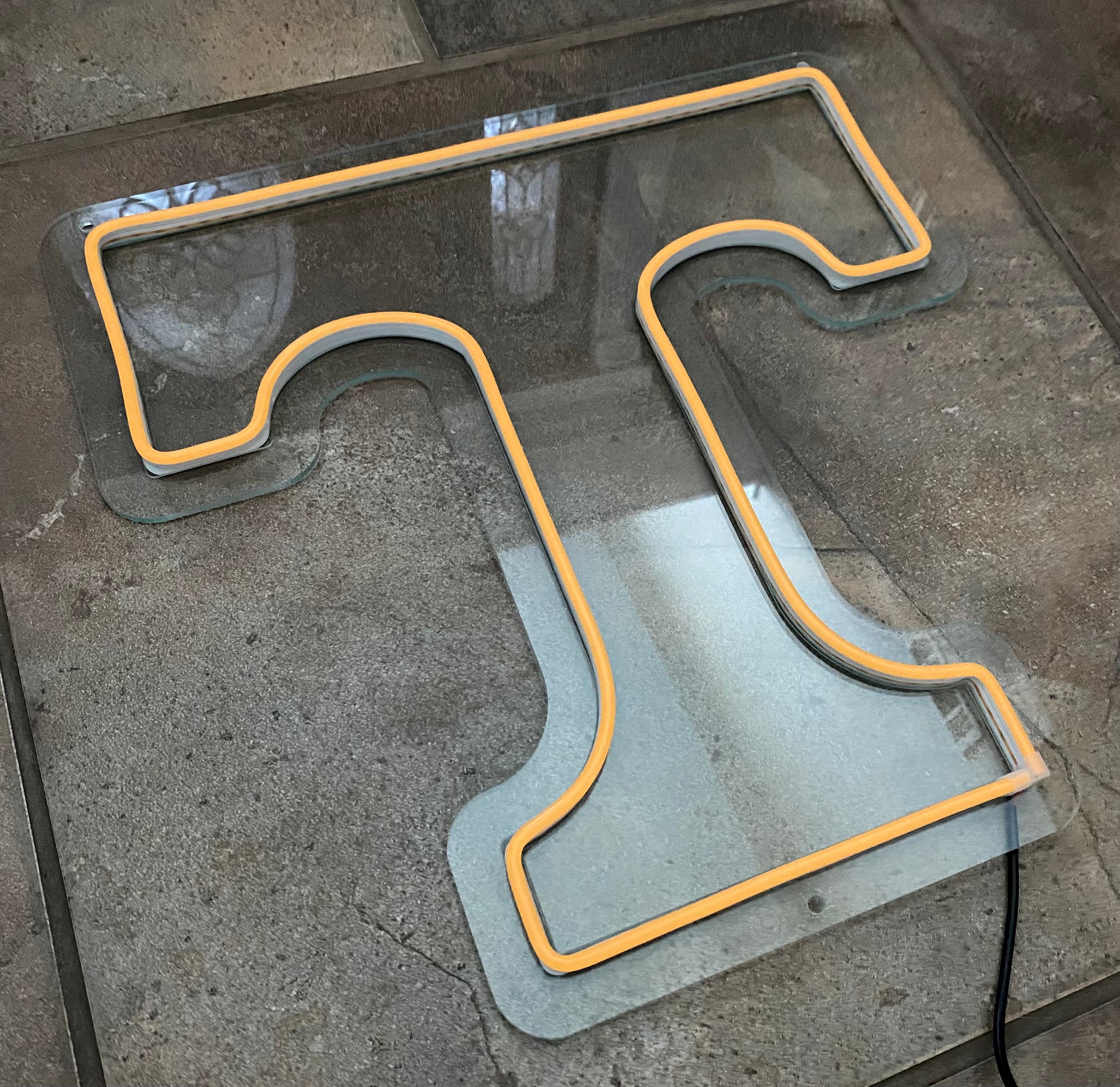 University of Tennessee Power T Logo Volunteers LED Neon Sign - Etsy