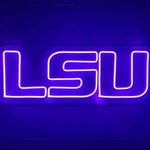 Louisiana State University LSU LED Neon Sign - 23" W X 8.4" H ...