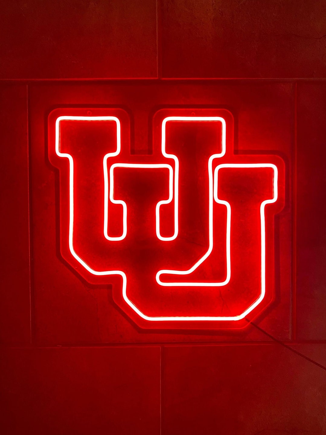 University of Utah Double U LED Neon Sign - 17.8" W X 16.6" H ...