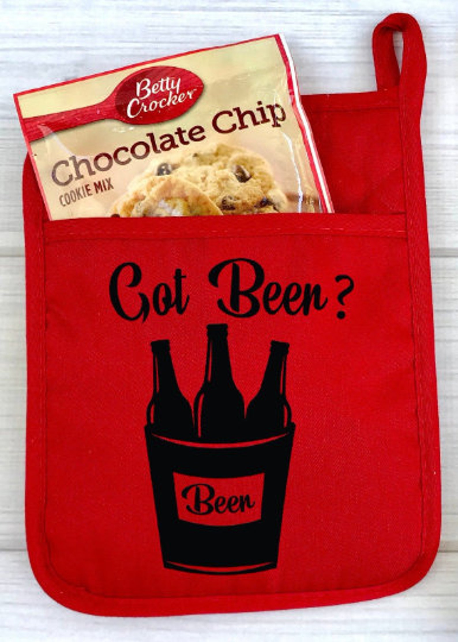 Funny Beer Saying Pocket Potholder, Funny Beer Sayings, Gift for Him ...