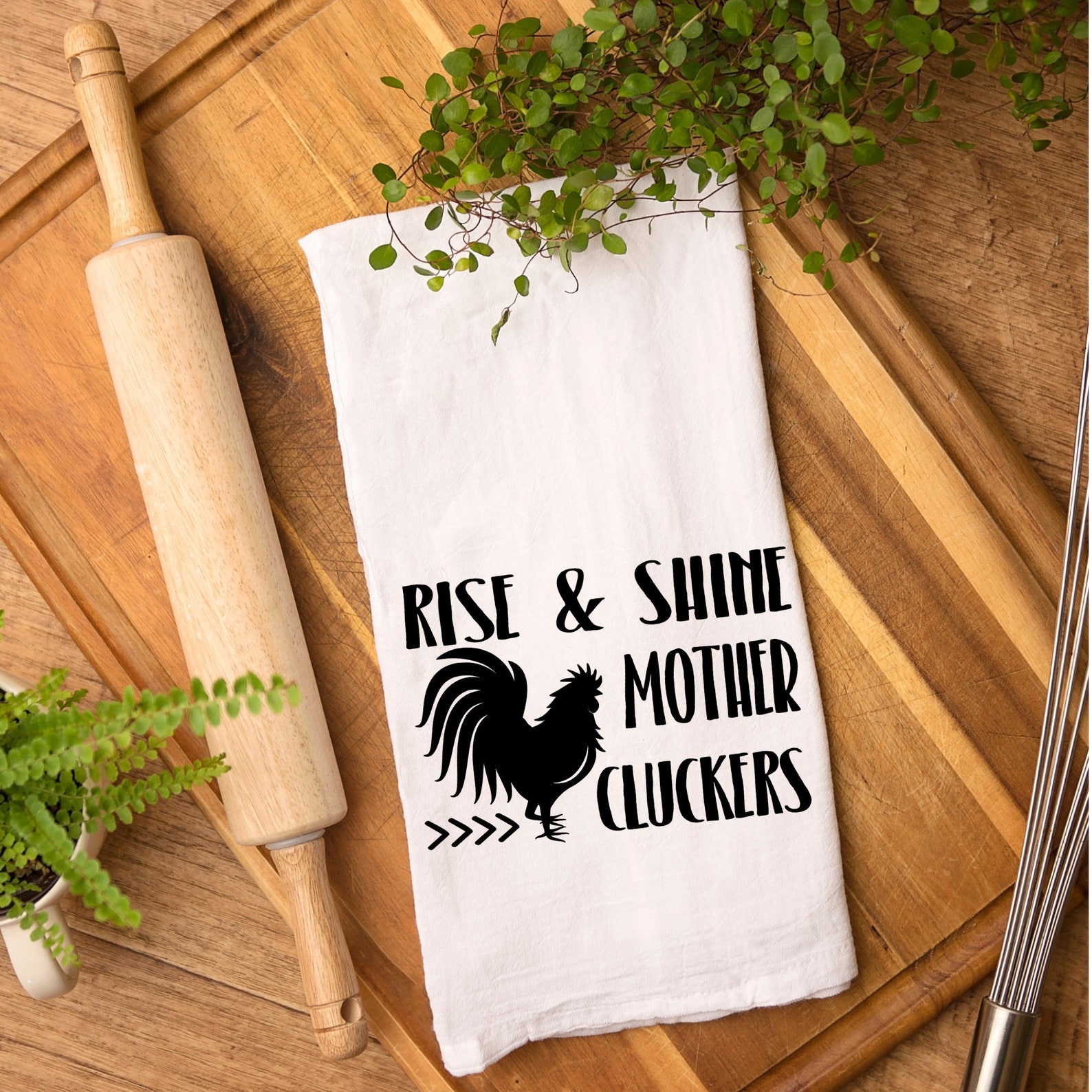 Funny Flour Sack Towel With Kitchen Puns Humorous Towel - Etsy