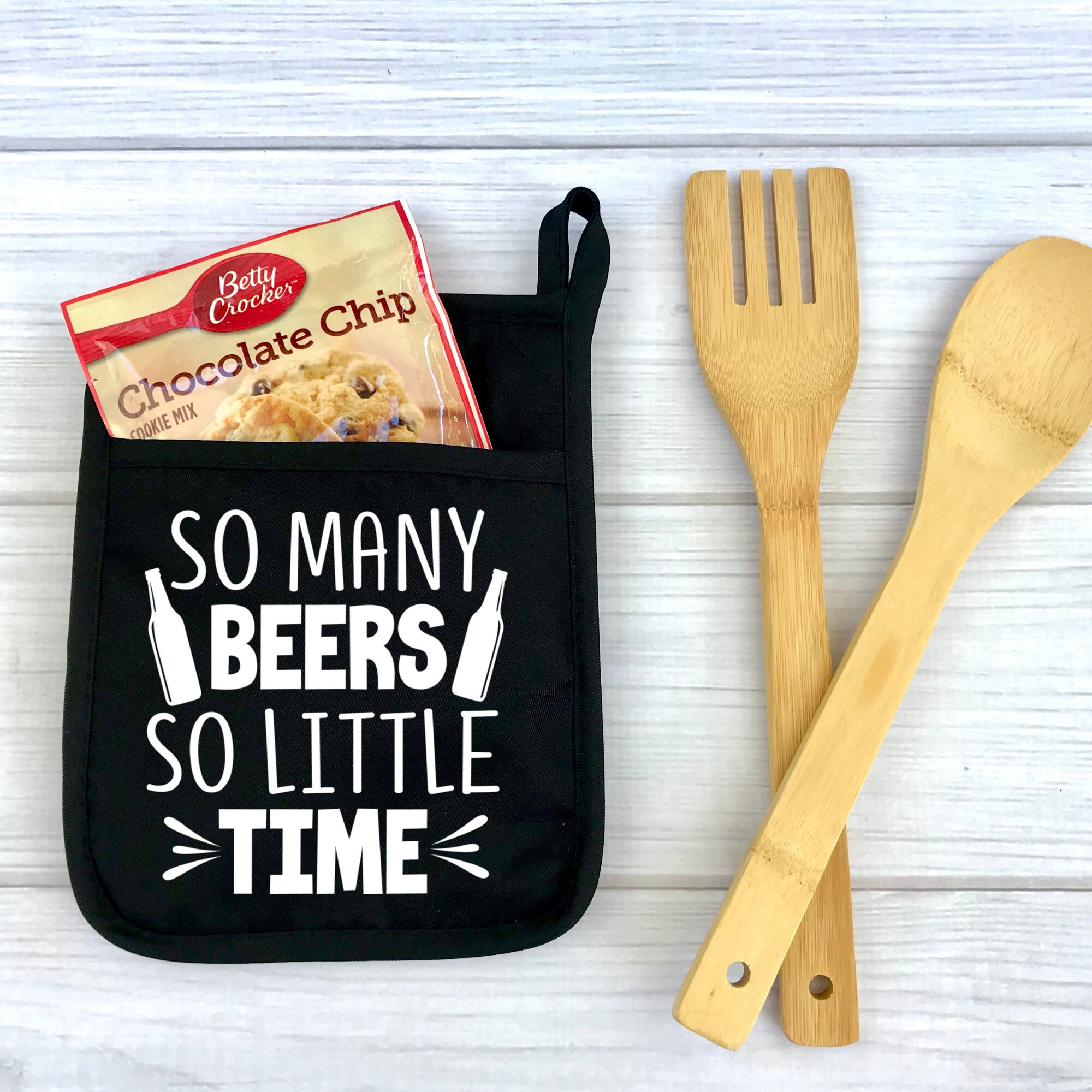 Funny Beer Saying Pocket Potholder, Funny Beer Sayings, Gift for Him ...