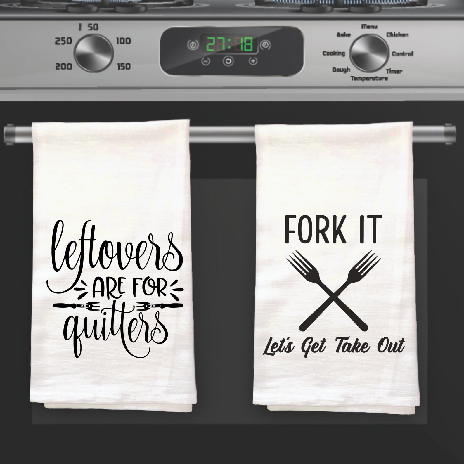 Funny Flour Sack Towel With Kitchen Puns Humorous Towel - Etsy