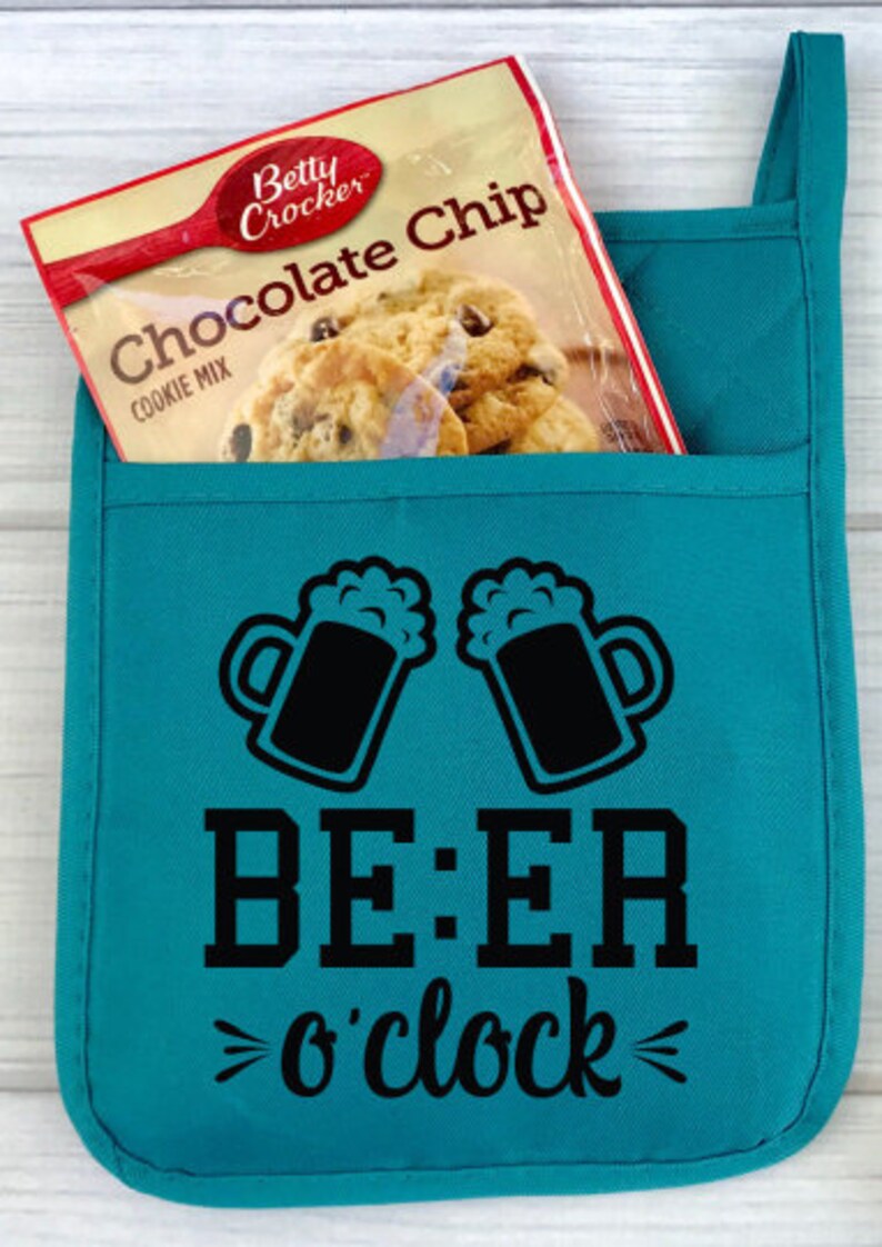 Funny Beer Saying Pocket Potholder, Funny Beer Sayings, Gift for Him ...