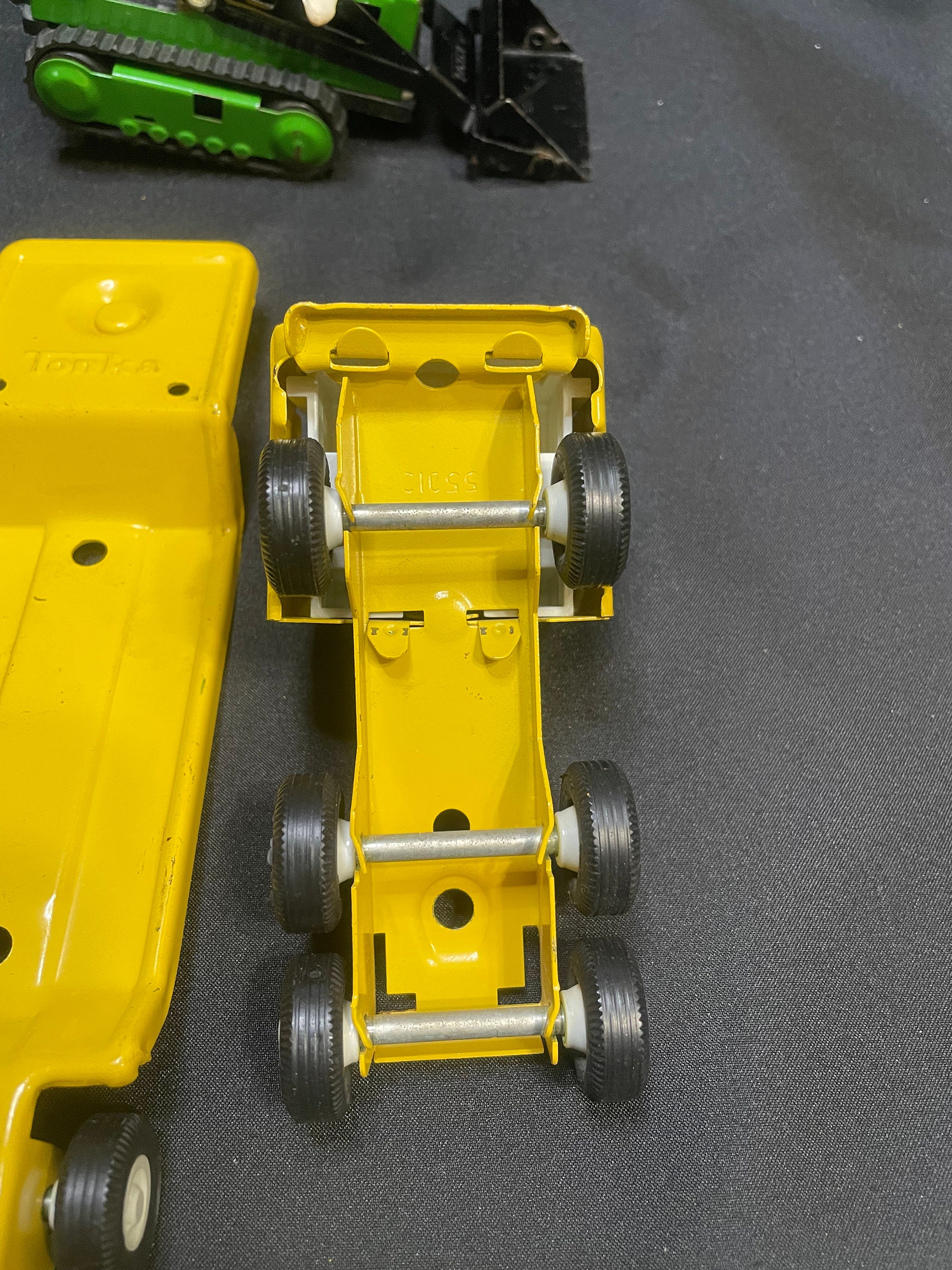 1970's Tonka Lowboy Semi W/bulldozer - Etsy