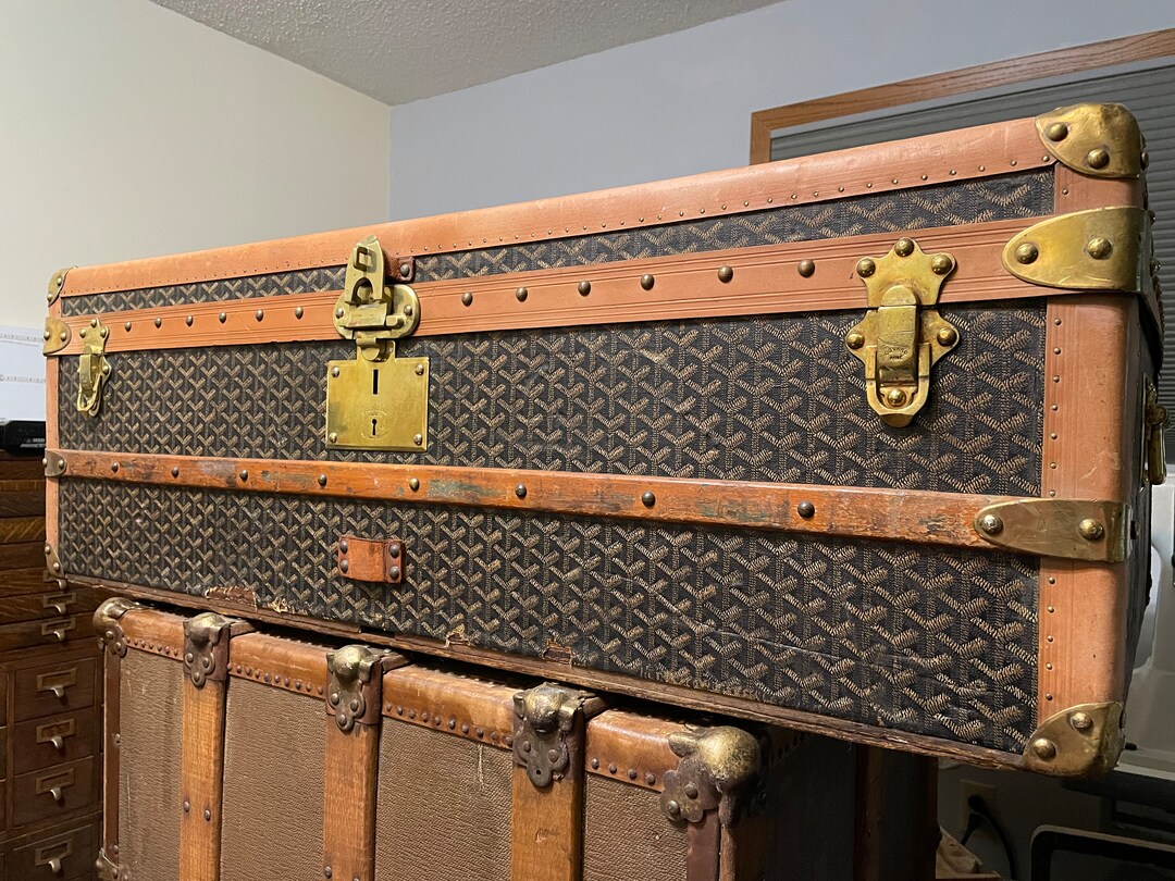 Goyard Cabin Trunk - Etsy