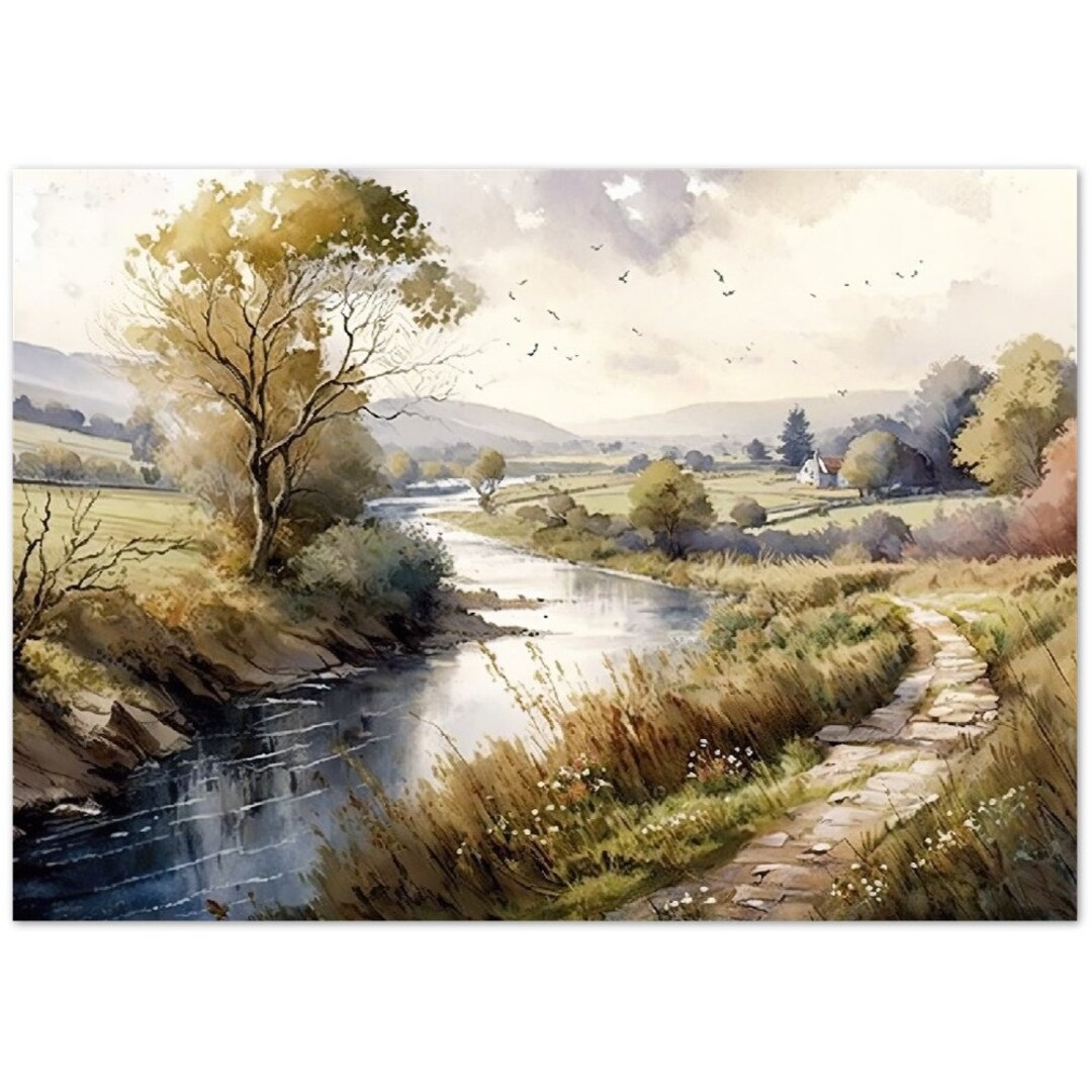 English Countryside A2 Premium Semi-glossy Paper Poster - Etsy