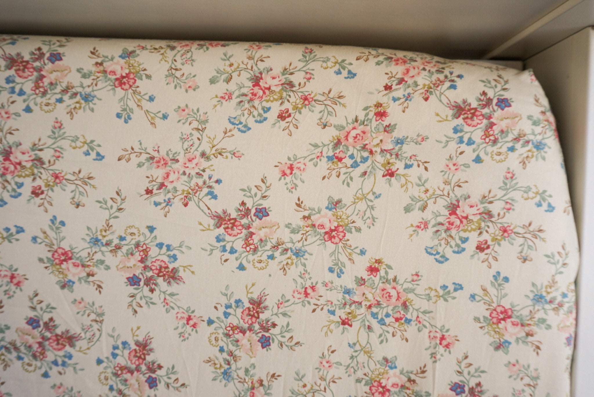 Soft Wild Garden Flower Floral Fitted Cot Sheet nursery/ - Etsy