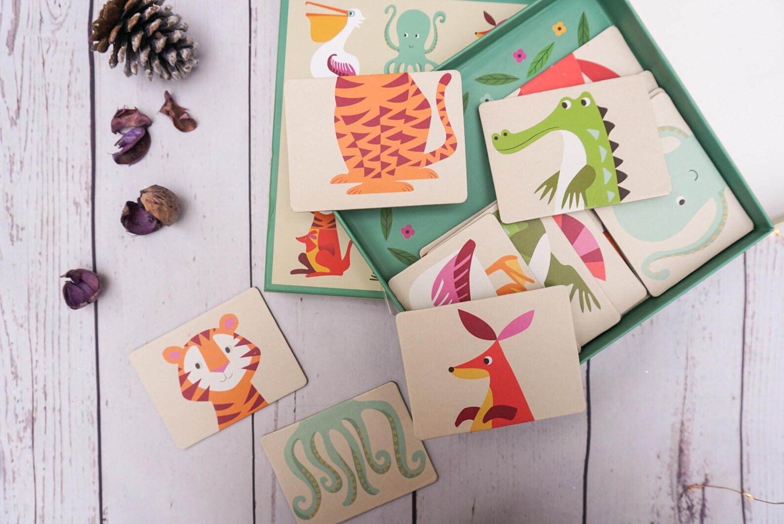 Match Heads and Tails Game / Animal Game / Number Game | Etsy