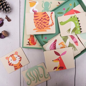 Match Heads and Tails Game / Animal Game / Number Game Toddler Games ...