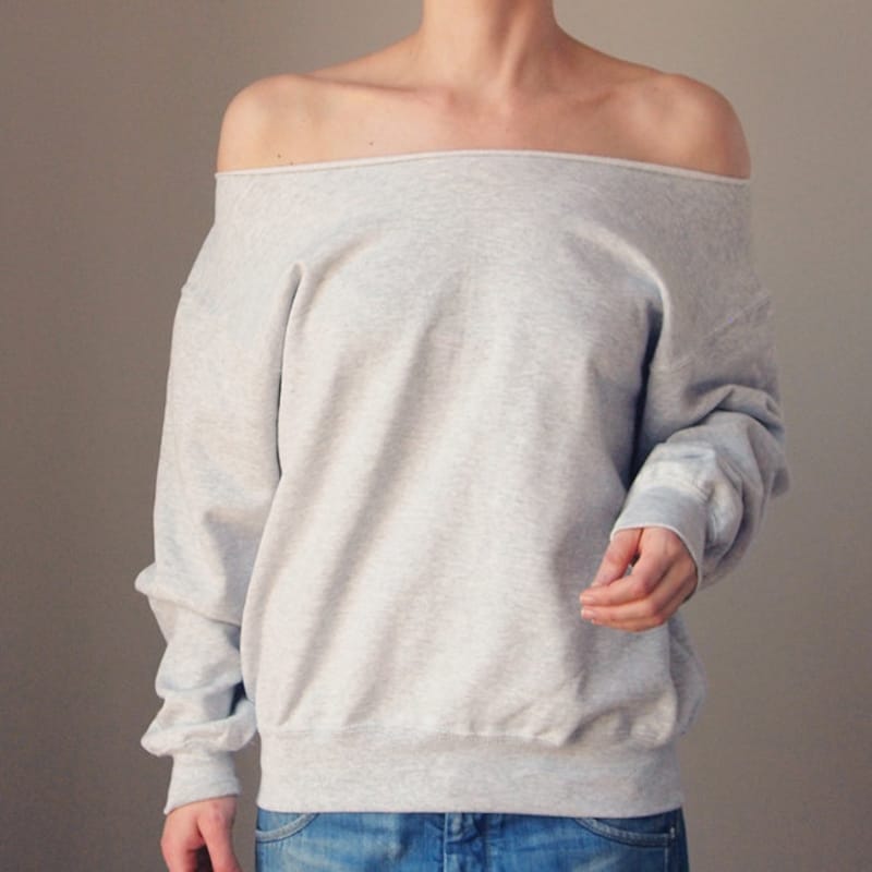 Slouchy Sweatshirt - Etsy