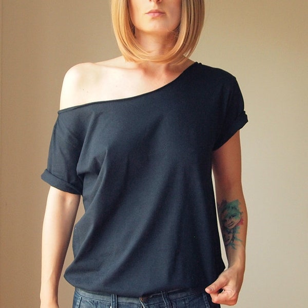 Off Shoulder Shirts - Etsy