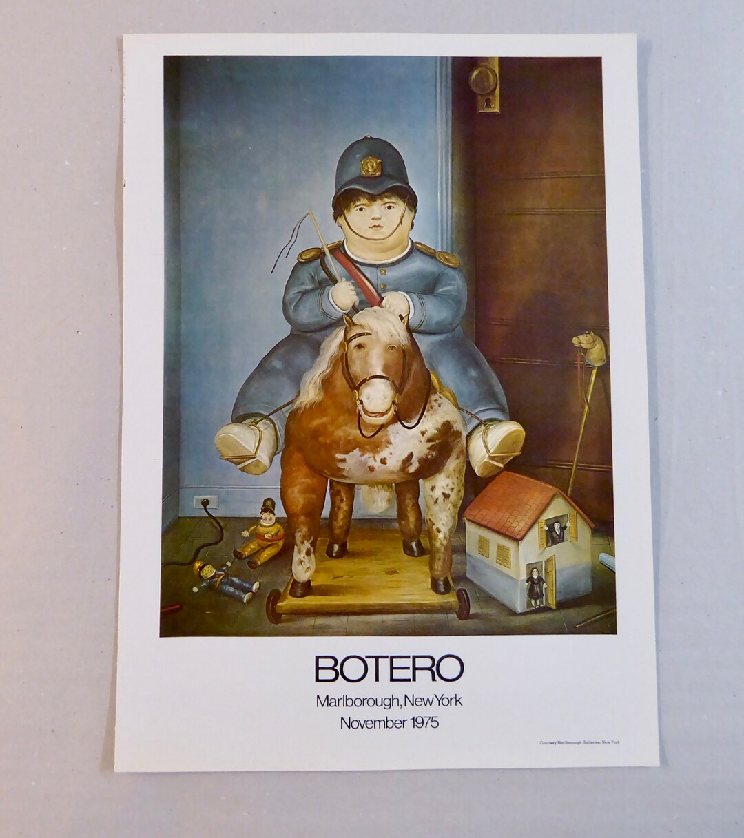 Botero Marlborough Boy on Toy Horse Galleries New York 1975 From ...