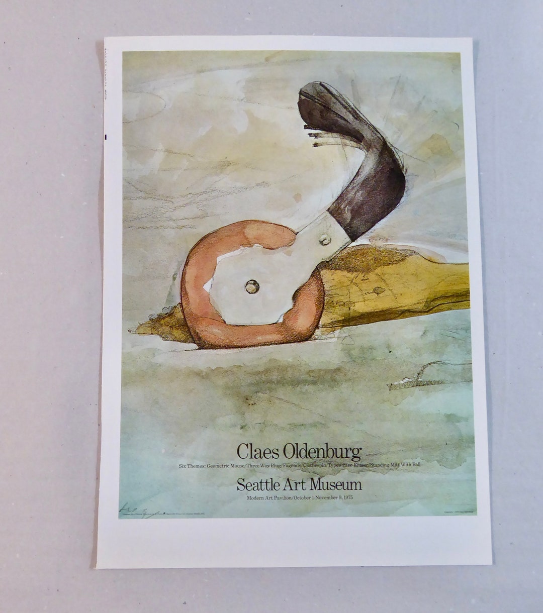 Claes Oldenburg Seattle Art Museum From Posters by Painters Evelyn and ...