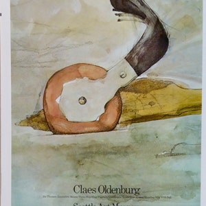 Claes Oldenburg Seattle Art Museum From Posters by Painters Evelyn and ...