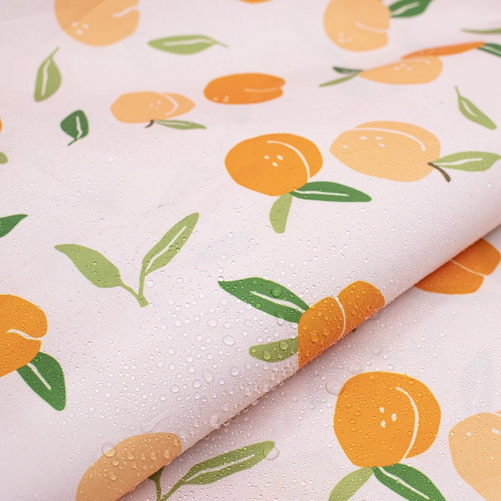 Lightweight Rip-stop Waterproof Coated Polyester Fabric L Orage Pattern ...