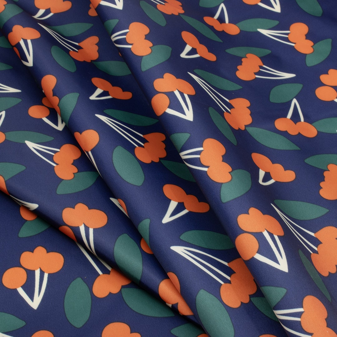 Lightweight Rip-stop Waterproof Coated Polyester Fabric L Cherry L 2 ...