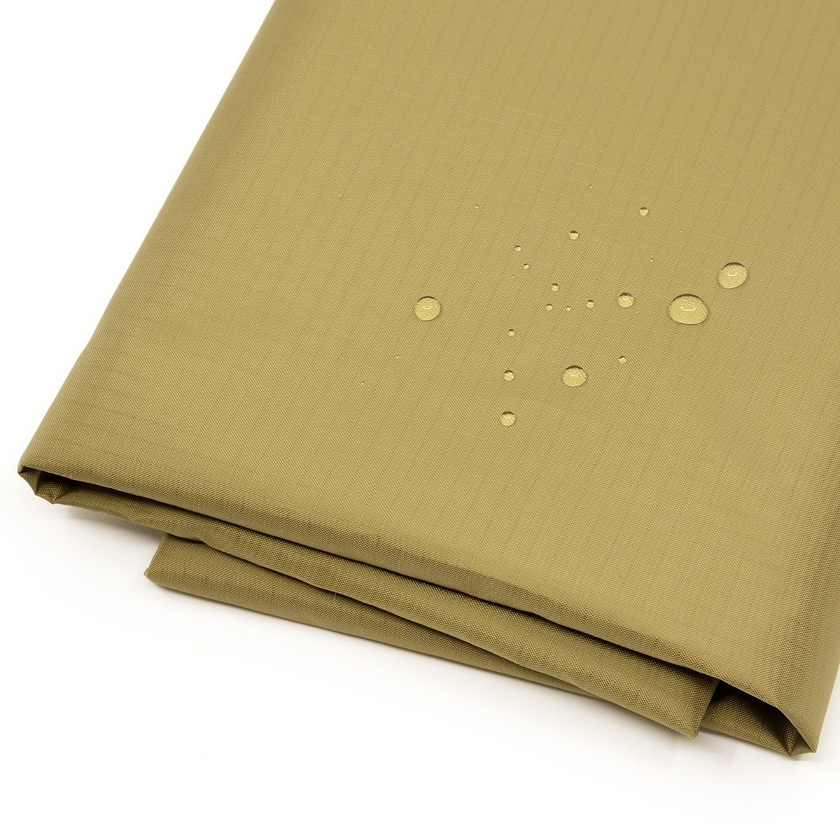 Lightweight Rip-stop Waterproof Coated Polyester Fabric L Olive Green L ...