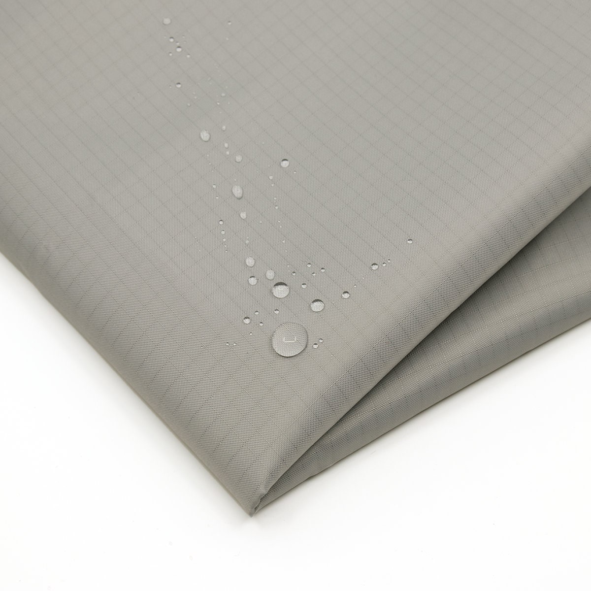 Lightweight Rip-stop Waterproof Coated Polyester Fabric L Grey L 2.4oz ...