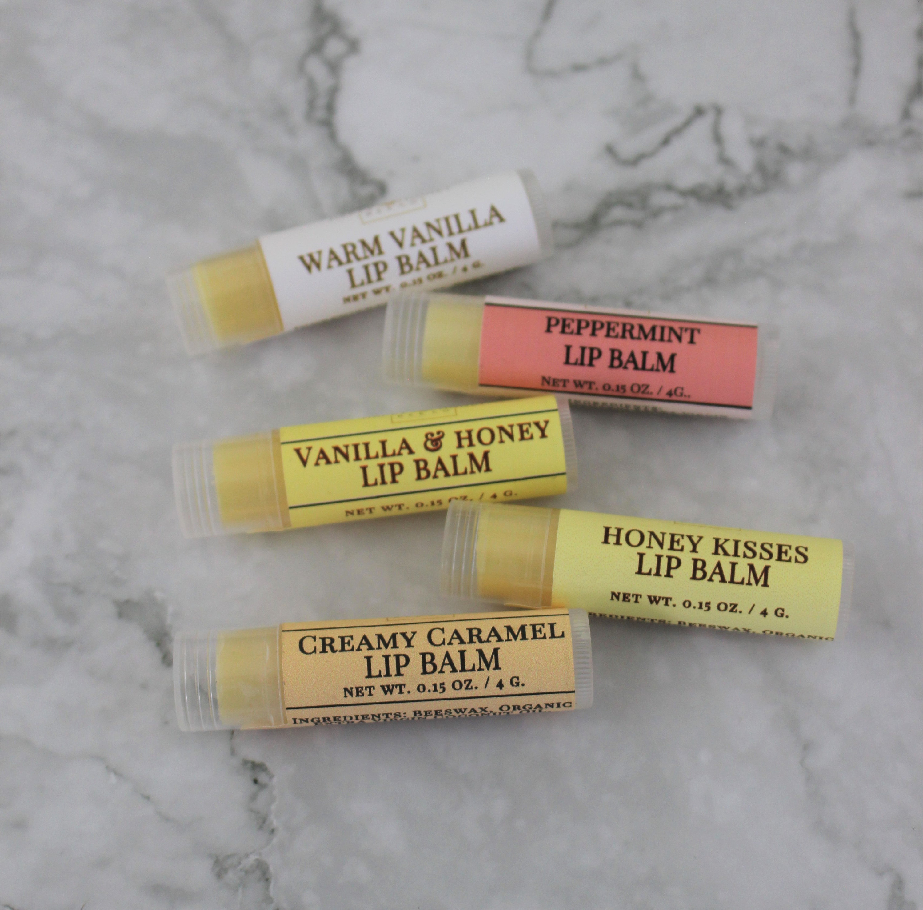 Five Beeswax Lip Balm Variety Gift Set L All Natural Sheer Lip - Etsy UK