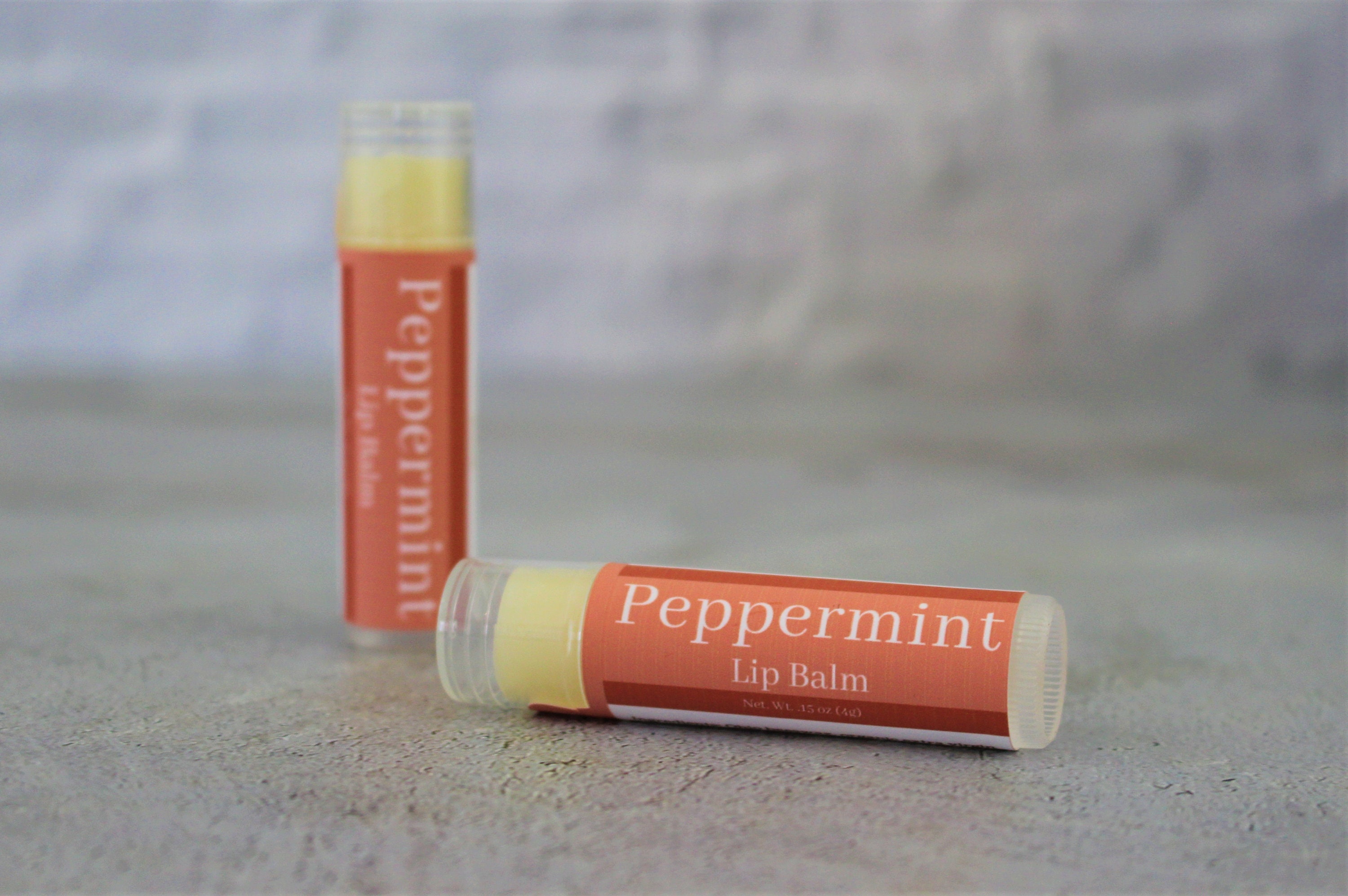 Peppermint Lip Balm L Natural Chapstick Lip Gloss Peppermint - Etsy