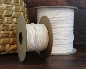 9 Inch Square Braided Series Beeswax Coated Cotton Wicks With Metal Tab ...